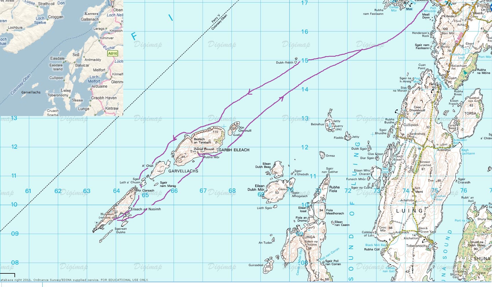Garvellachs: Oct 2nd 2011 – Helensburgh CC