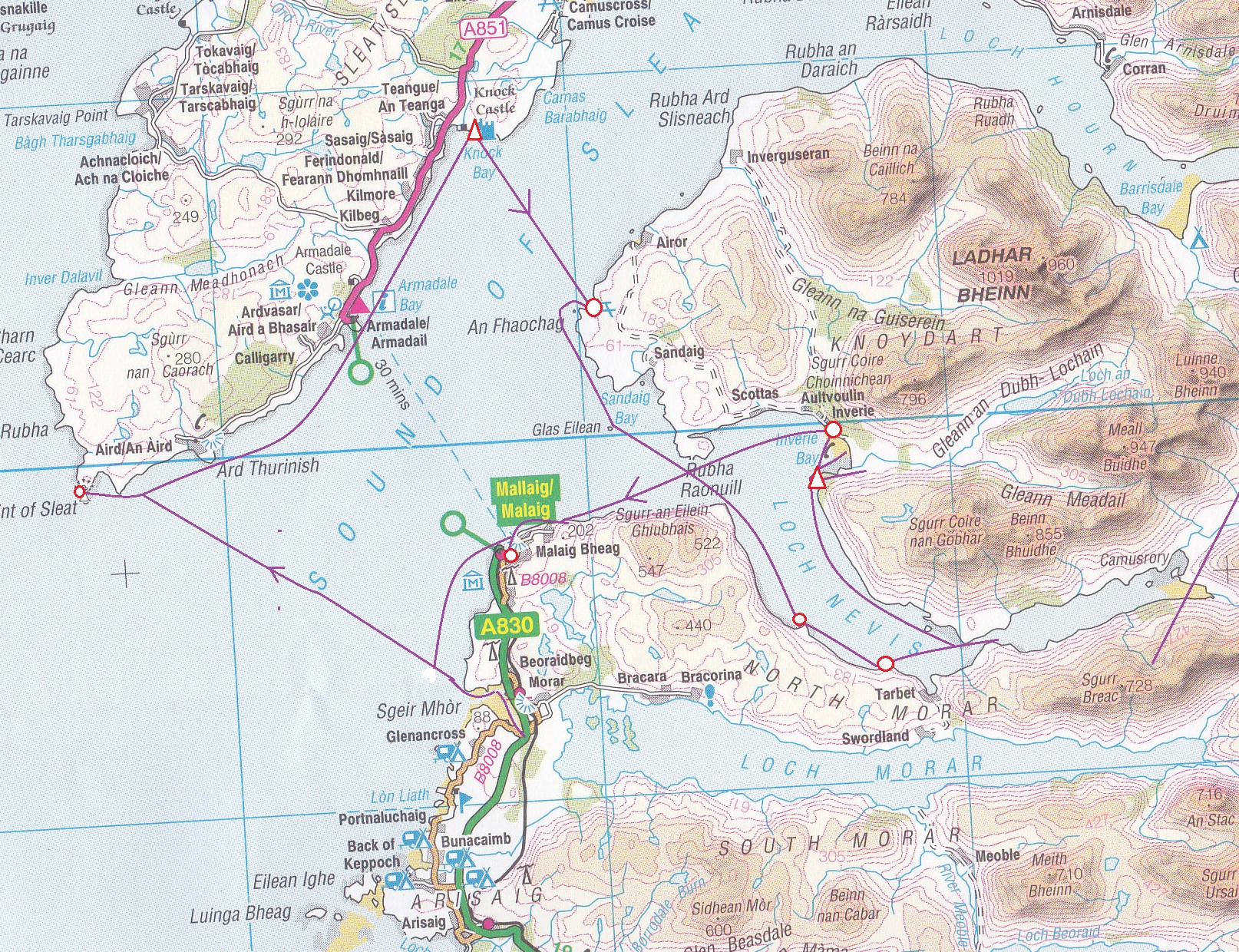 Skye and Loch Nevis June 5 – 7 2012 – Helensburgh CC