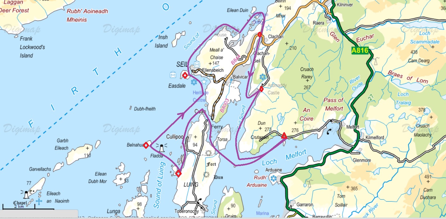 Seil, Cuan, Belnahua and Easdale 18th/19th May – Helensburgh CC
